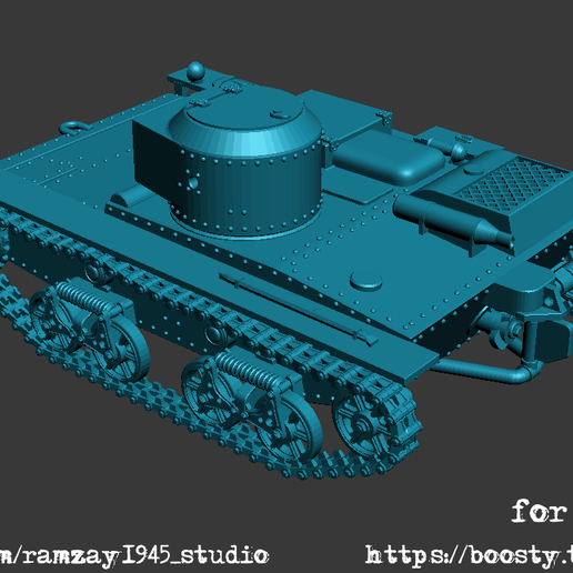 STL file T-38 Soviet light amphibious tank 1:100 🪖 ・Design to download ...