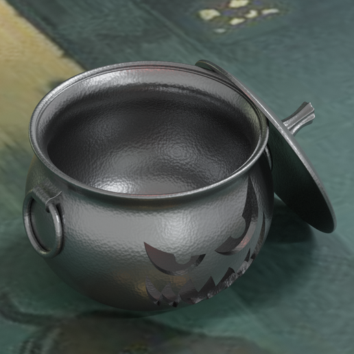 🪄 Cauldron of Magic and Sweets・Free STL File for ・Cults