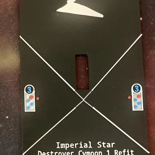 ⭐ Armada Imperial Star Destroyer ship base (all four)・ STL File for 3D ...