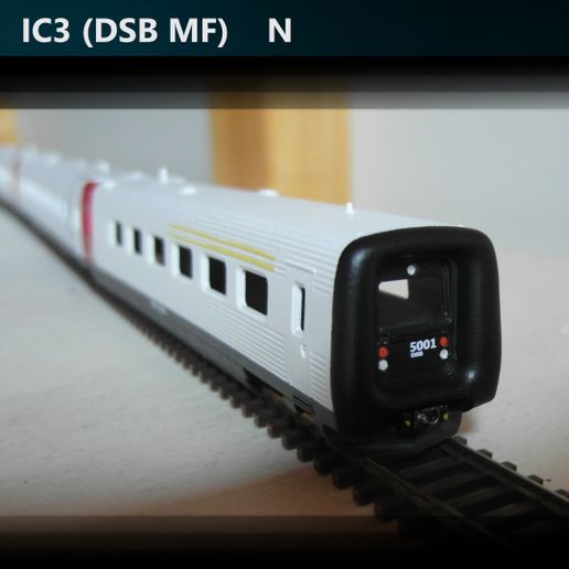 🇩🇰 IC3 (DSB MF) N Ver2.0・ STL File for 3D printing・Cults