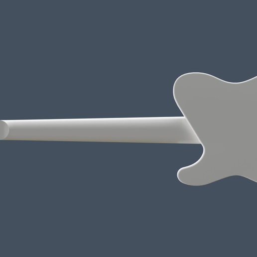 ⚡ 7 string Baritone electric guitar・ STL File for 3D printing・Cults