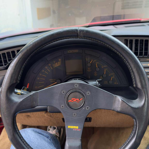 📯 Corvette C4 ZR-1 Horn button for Momo Steering Wheels・ STL File for ...