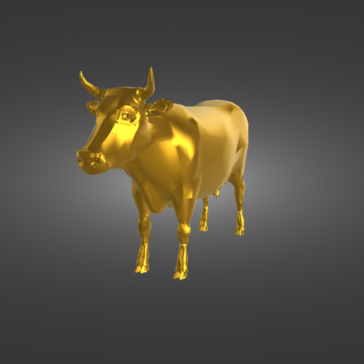 STL file Cow 🐄 ・3D printer design to download・Cults