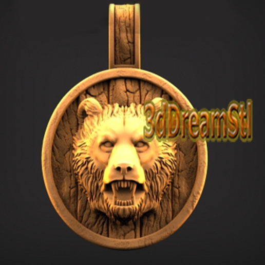 STL file pendant amulet STL model, CNC router engraver, artcam, aspire ...
