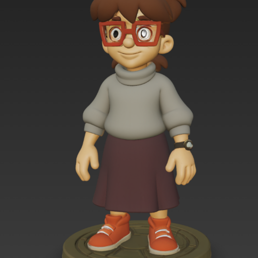 🐢 Irma Chibi TMNT・Archivo STL para Impresión 3D・Cults