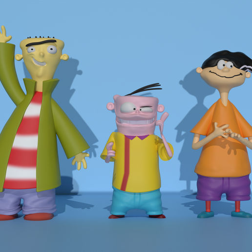 3D file Ed, Edd and Eddy 🆒 ・Model to download and 3D print・Cults
