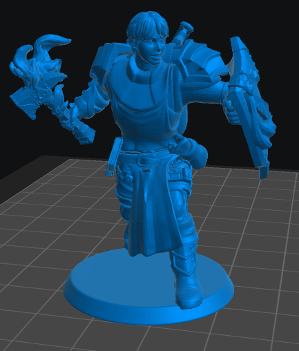 🎲 human cleric・ STL File for 3D printing・Cults