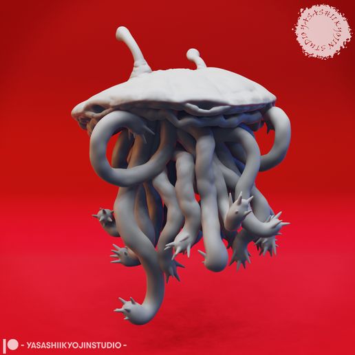 🎲 Flumph - Tabletop Miniature (Pre-Supported STL)・ 3D File for 3D ...