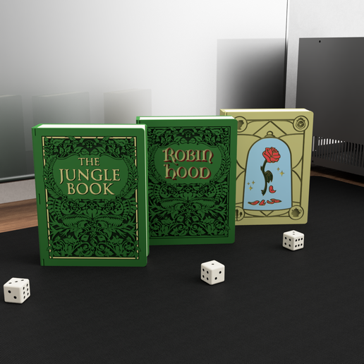 OBJ file 📚 Disney Book Deck Box Pack for Lorcana 🌟 The Jungle Book ...