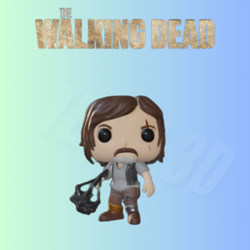 🧟 funko pop daryl dixton・ STL File for 3D printing・Cults