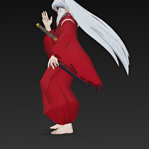 👾 InuYasha・ STL File for 3D printing・Cults