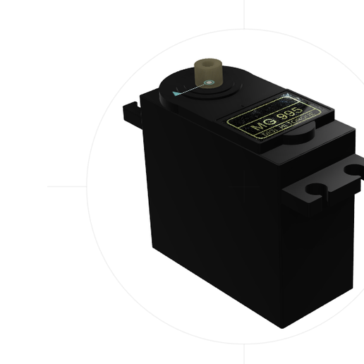 📱 MG995 SERVO MOTOR・ STL File for 3D printing・Cults