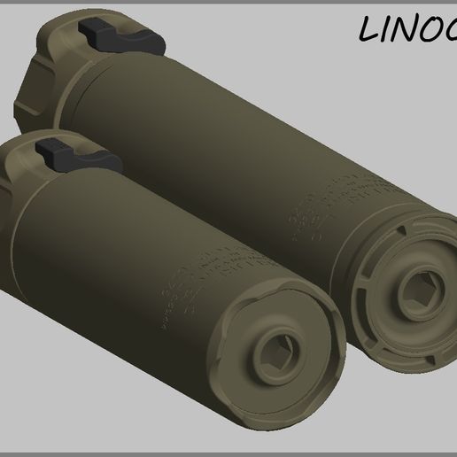 🔫 Surefire Socom Tracer housing, RC2, RC3, 4 Versions and lengths・ STL ...