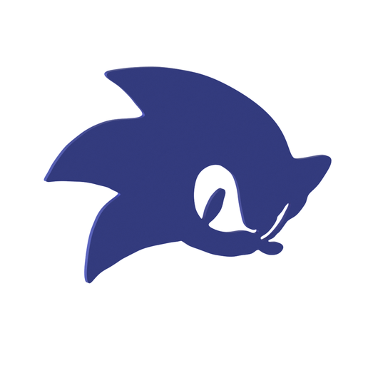 🎨 Sonic head・ STL File for ・Cults