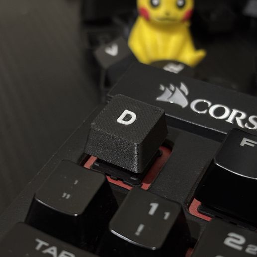 ⌨️ Letter D Keycap - Custom Alphabet STL for Mechanical Keyboards (FDM ...