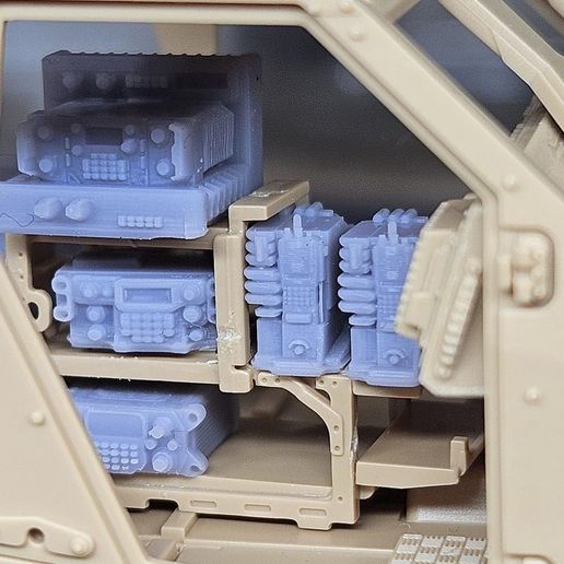 👽 COMMUNICATION SET FOR 1/48 RYEFIELD MODEL MATV MRAP KIT 4801・ STL ...