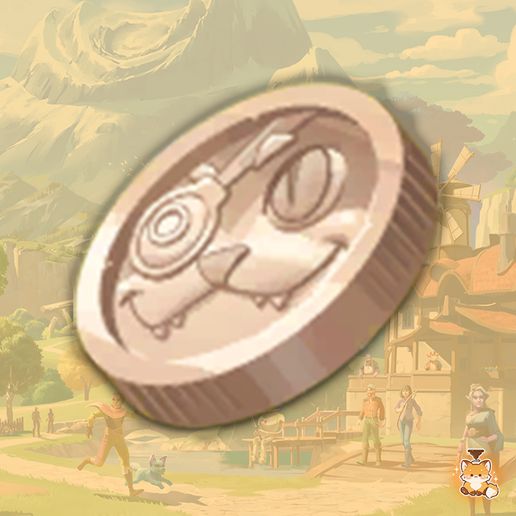 🪙 Zeki Lucky Coin - Palia・ STL File for 3D printing・Cults