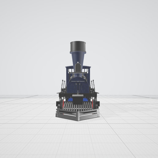 OBJ file Steam locomotive johnbullcab 1831 😤 ・Model to download and 3D ...