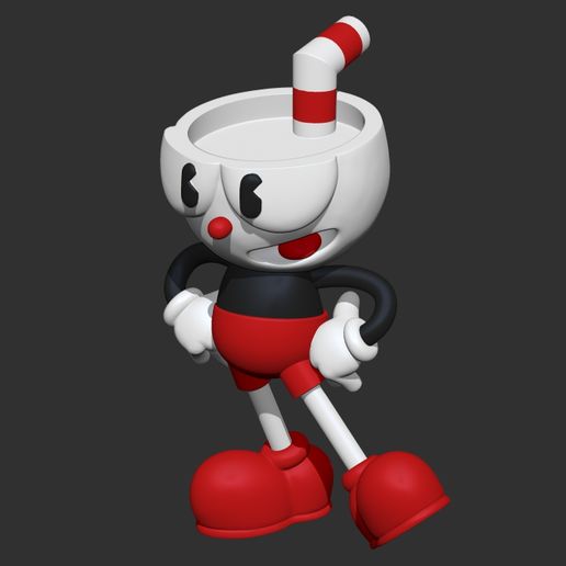 STL file Cuphead 👾 ・3D printing design to download・Cults