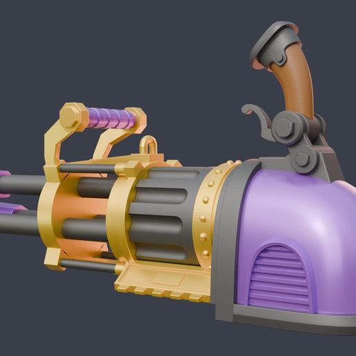 🔫 Jinx Machine Gun/Gatling Gun - Pow Pow Arcane Fan Art・ STL File for ...