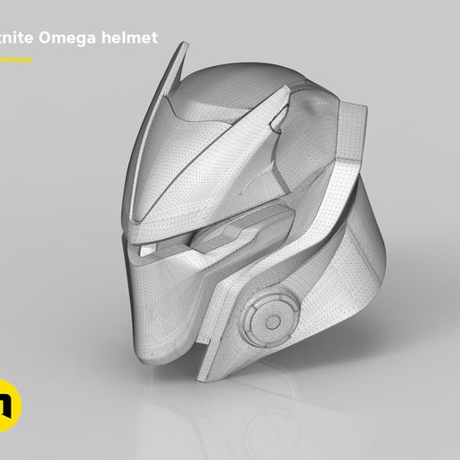 OBJ file Fortnite – Omega helmet・3D printer design to download・Cults