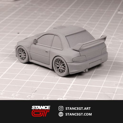 🚗 Subaru Impreza 22B | ORIGINALS | Model kit car・ STL File for 3D ...