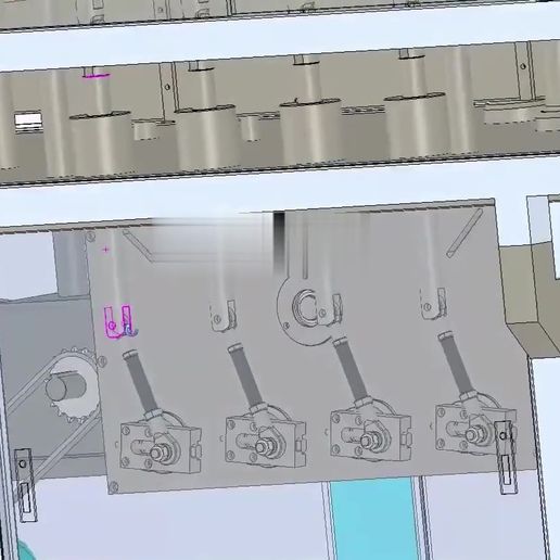 ⚙️ 3D CAD Model Automatic Customized Product Filler and Capping Machine ...