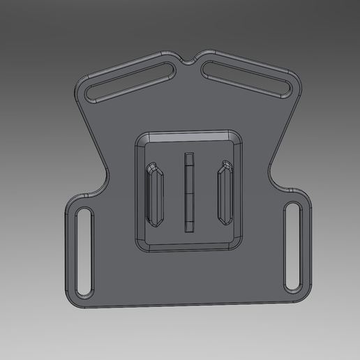 📷 Action Camera Chest Plate – Printable GoPro-Compatible Mount (38 - 40 ...