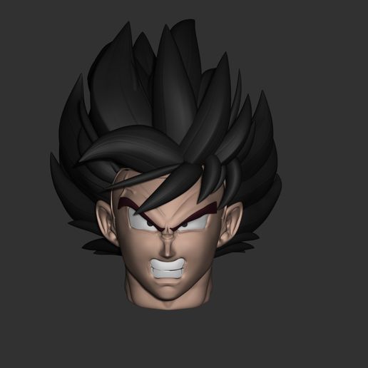 STL file dragon ball z hair kit 🐉 ・3D printing template to download・Cults