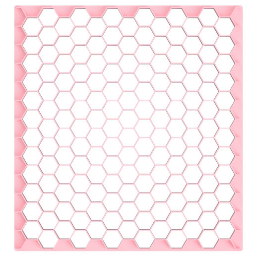 🍪 HEXAGON TEXTURE 1 cm FOR GALLET AND FONDANT・ STL File for 3D printing ...