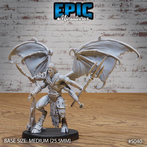 😈 Pit Fighter Devil Set ‧ DnD Miniature ‧ Tabletop Miniatures ‧ Gaming ...