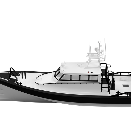 🔎 Search and rescue speedboat HO 1:87 or 1:60 scale・ STL File for 3D ...