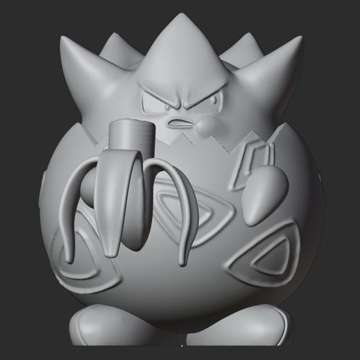 3D file ANGRY TOGEPI - POKEMON BANANA MEME 😡 ・Model to download and 3D ...