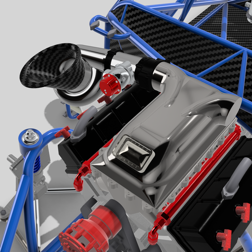 🏎️ TWIN TURBO HEMI GEN 2 COMPLETE FOR PROMOD NOVA・ STL File for 3D ...