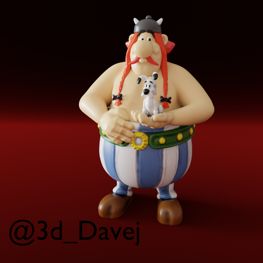 Free STL file obelix 🐕 ・3D printer model to download・Cults