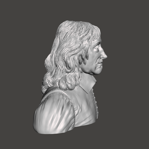 📁 3D Model of Rene Descartes - High-Quality STL File for 3D Printing ...