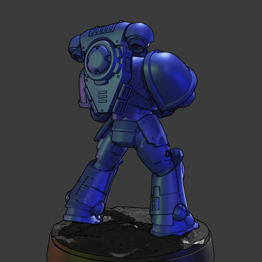 ♟ Primaris Marines with Plazma Rifle Adeptus Astartes・Free STL File for ...