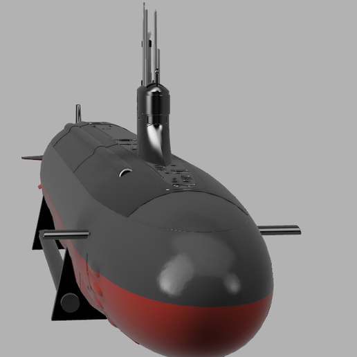 👽 Seawolf class /144 scale rc/static model submarine・ 3D File for 3D ...
