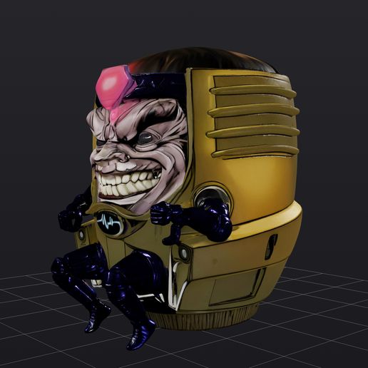 🦹 MODOK・Free 3D File for 3D printing・Cults