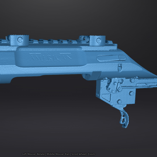 🩻 Ruger American Gen 2 3D Scan・ STL File for 3D printing・Cults