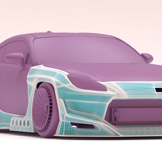 🚗 Toyota GR86 RZ Pandem Aero kit・ 3D File for 3D printing・Cults