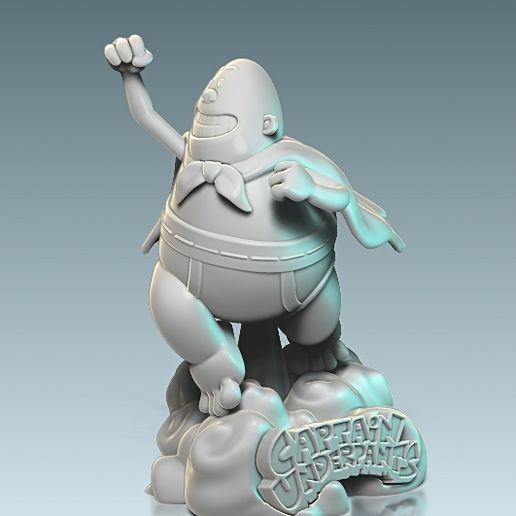 🎨 captain underpants・ STL File for 3D printing・Cults