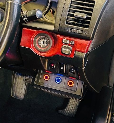 🚗 Toyota Mark 2 mk II Chaser IRV jzx110 pocket panel switch panel led ...