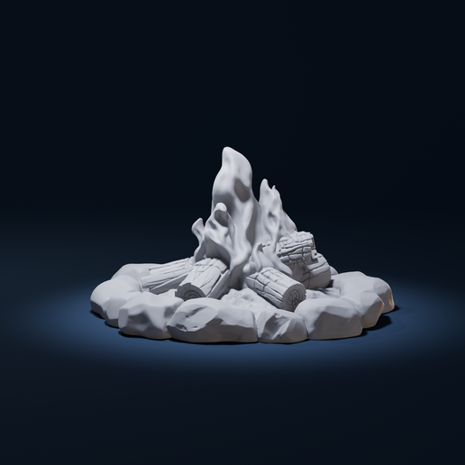 🔥 Campfire・Free STL File for 3D printing・Cults