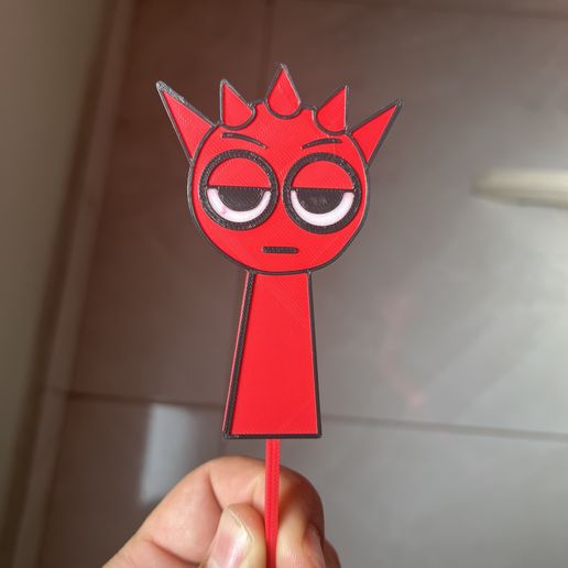 🍰 Sprunky Red Cake Topping・ 3MF File for 3D printing・Cults