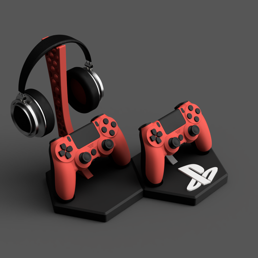 STL file HexaDock Playstation Modular Gaming Stand 🎮 ・3D printing ...