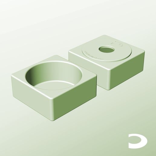 📦 CS128-60-P Pierced Modular Stacking Storage Box Container Planter ...