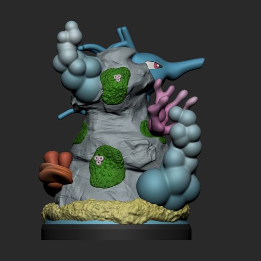 🐉 Pokemon - Kingdra Figure・ STL File for 3D printing・Cults