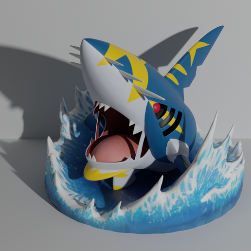 🦈 Mega Sharpedo 3D print model・ STL File for ・Cults