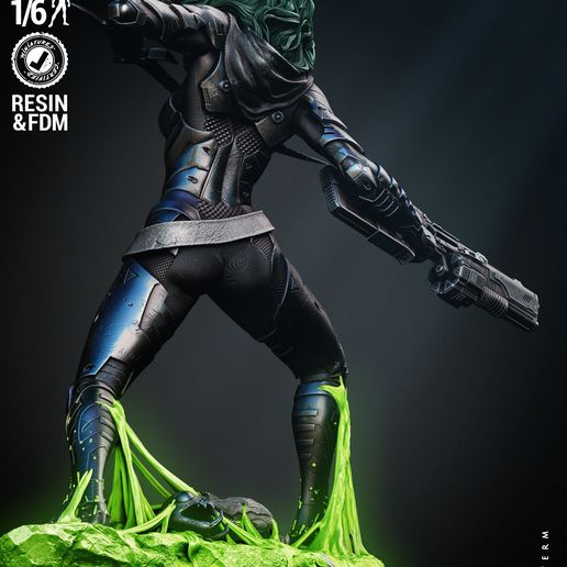 🗿 WICKED MARVEL GAMORA SCULPTURE : TESTED AND READY FOR 3D PRINTING・ 3D ...